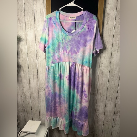 Holly Harper | Dresses | Nwot Haptics By Holly Harper Tie Dye Dress ...
